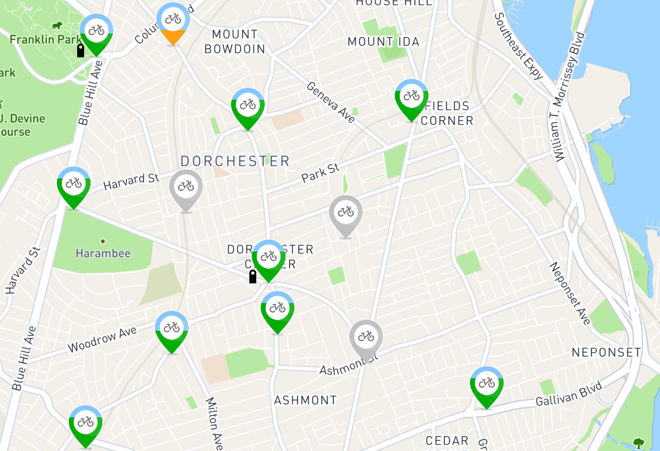 Dorchester to Get Better Blue Bikes Connections to the Red Line ...