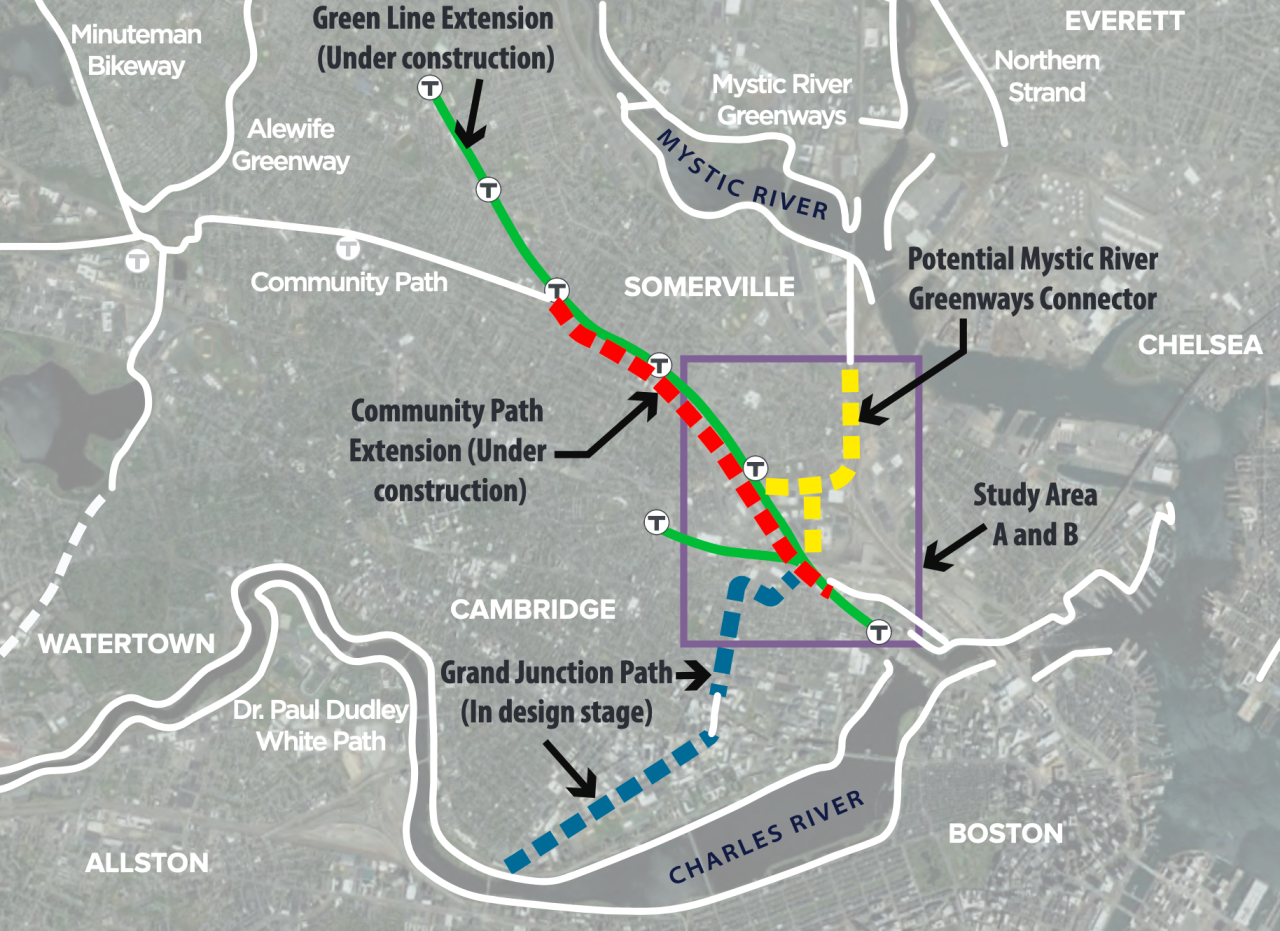 Trail Advocates Plot New Routes to Link E. Somerville to Charles River ...