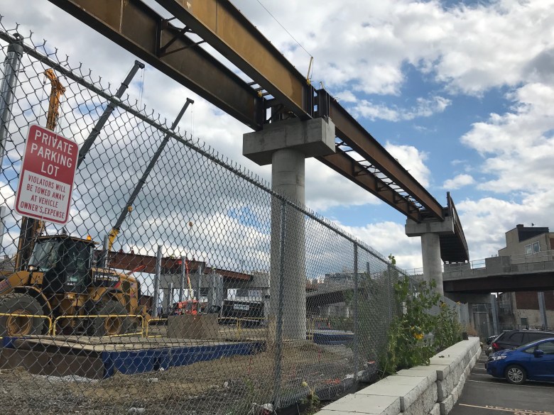 Photos: Green Line Extension Marks Halfway Point to Completion ...