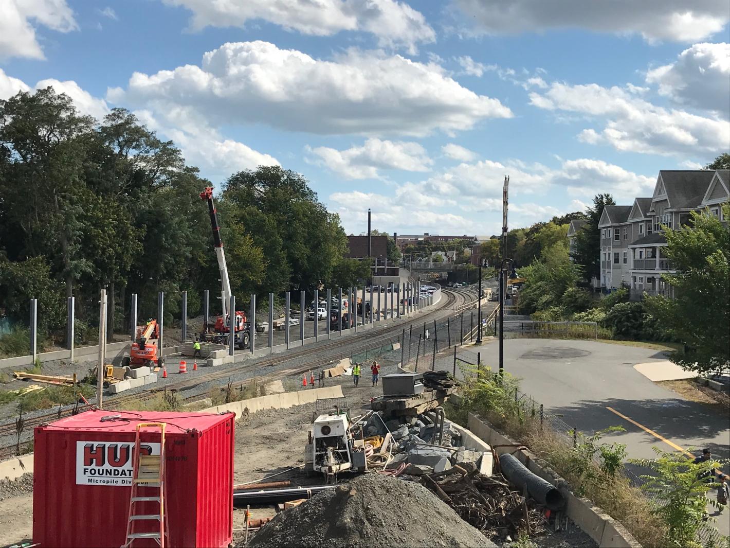 Photos: Green Line Extension Marks Halfway Point to Completion ...
