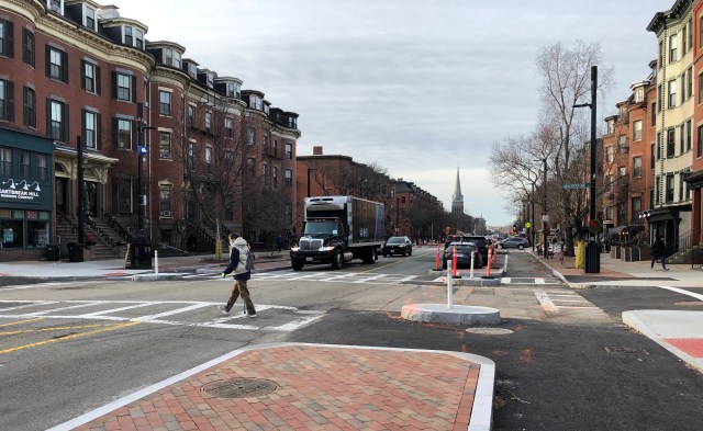 Eyes On the Street: Portions of New Tremont St. Protected Bike Lane Are ...