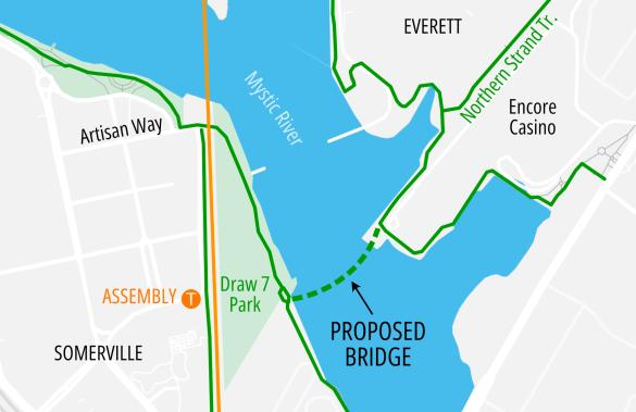 MassDOT To Begin Construction On New Mystic River Car-Free Bridge Next ...