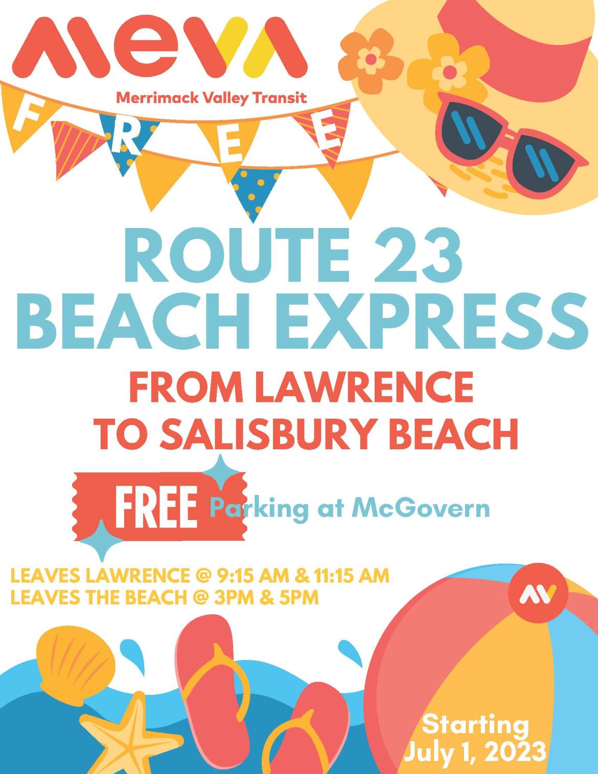 MeVa Launches Free Beach Bus This Weekend, From Lawrence to Salisbury ...