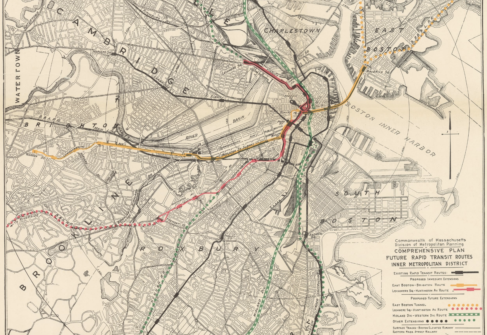 New BPL Exhibit Showcases A History of Boston Through Its Transit Maps ...