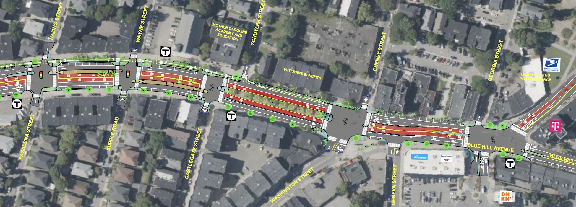 City of Boston, MBTA Release Refined Designs for Blue Hill Avenue ...