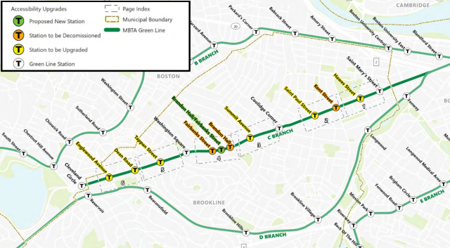MBTA's Green Line Accessibility Project Will Consolidate Stops in ...